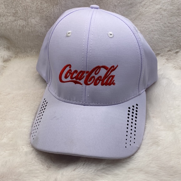 Quake City Caps | Accessories | Coca Cola Hat Cap White With Red Coca ...